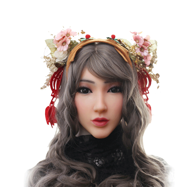 Realistic Female Handmade Silicone Mask Christine Headwear Masks ...